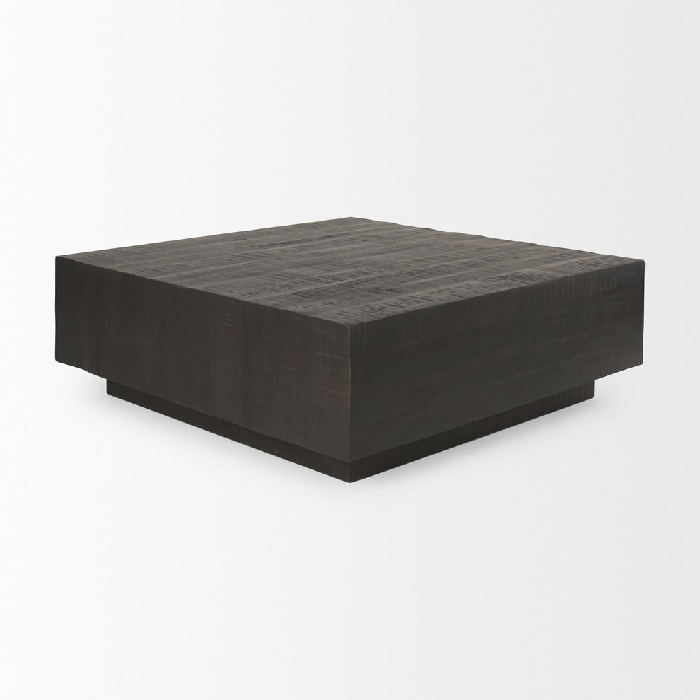 Hayden Wood Square Coffee Table | Elite Maison