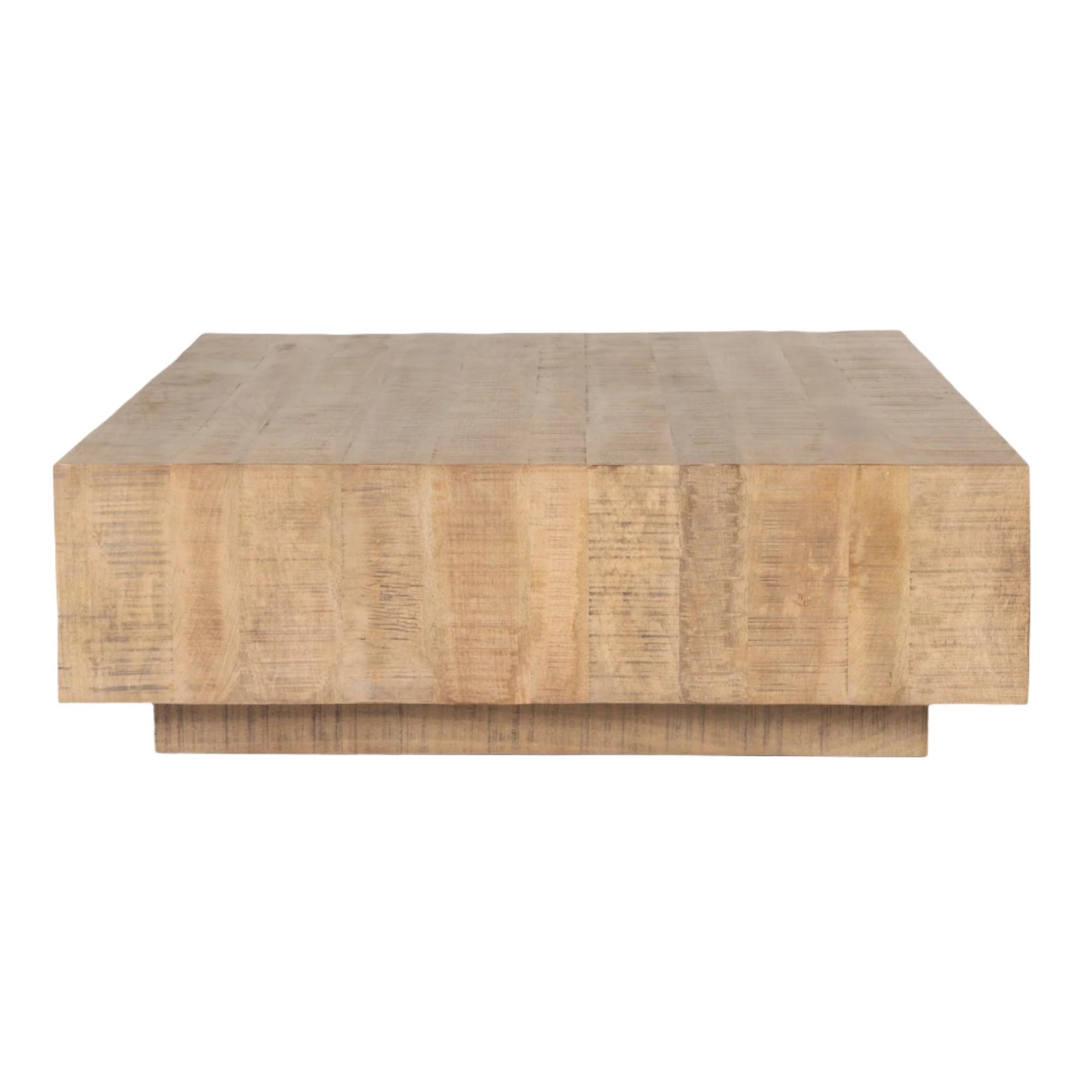 Hayden Wood Square Coffee Table | Elite Maison