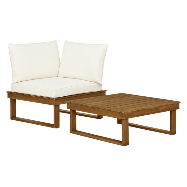 Sea Breeze Table And Corner Chair | Elite Maison